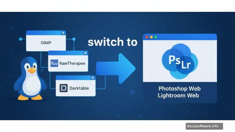 Photoshop on Linux: Web Version Beats Alternatives