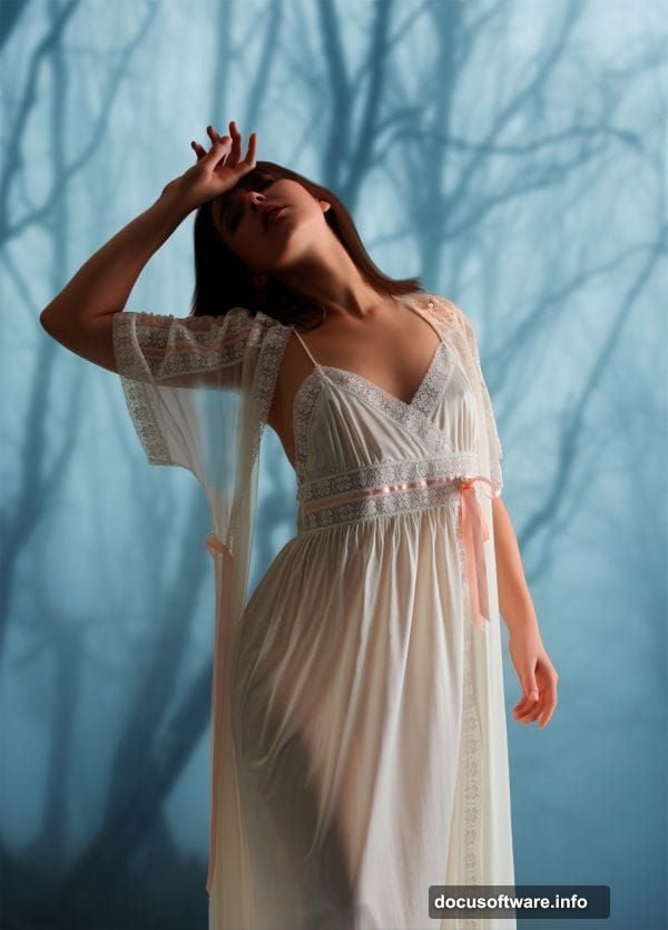 Photoshop Photo Manipulation: Dreamy Forest Portrait