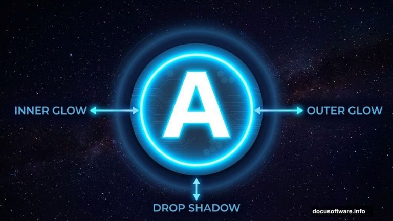 Photoshop Space Glow Text: Easy Tutorial for Beginners