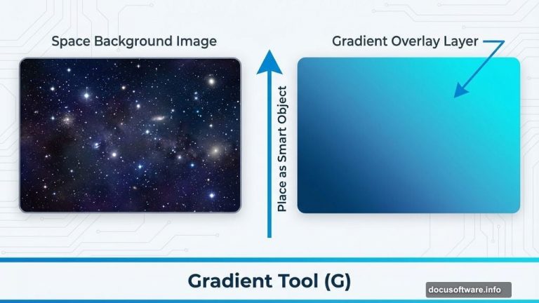 Photoshop Space Glow Text: Easy Tutorial for Beginners